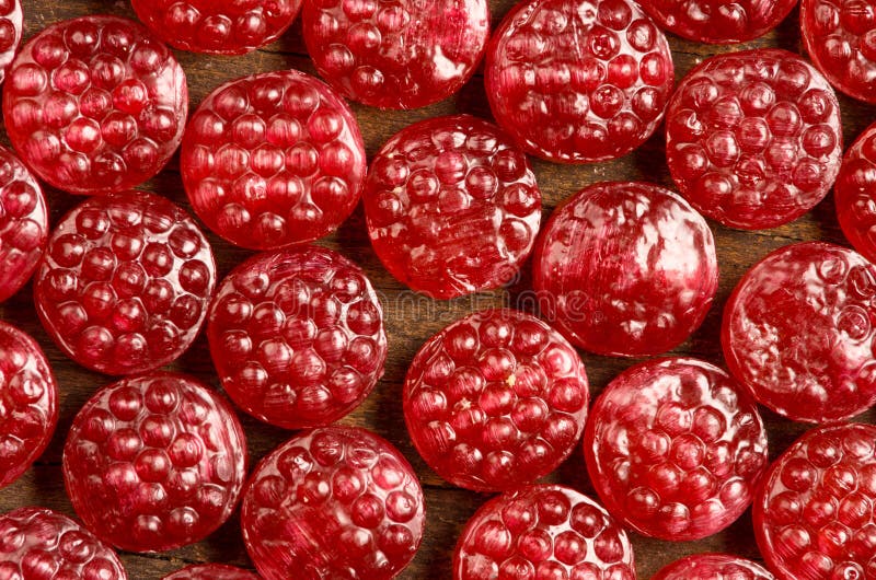 Pile of Tasty Delicious Raspberry Hard Candy Lying Stock Photo - Image ...