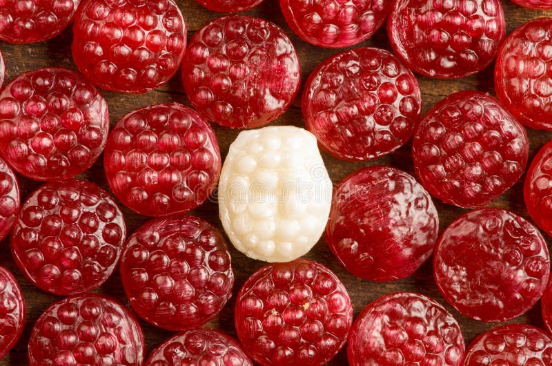 Pile of Tasty Delicious Raspberry Hard Candy Lying Stock Photo - Image ...