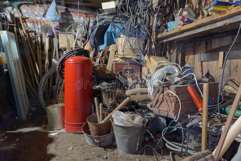 Pile of Tools and Various Items Stock Image - Image of equipment ...
