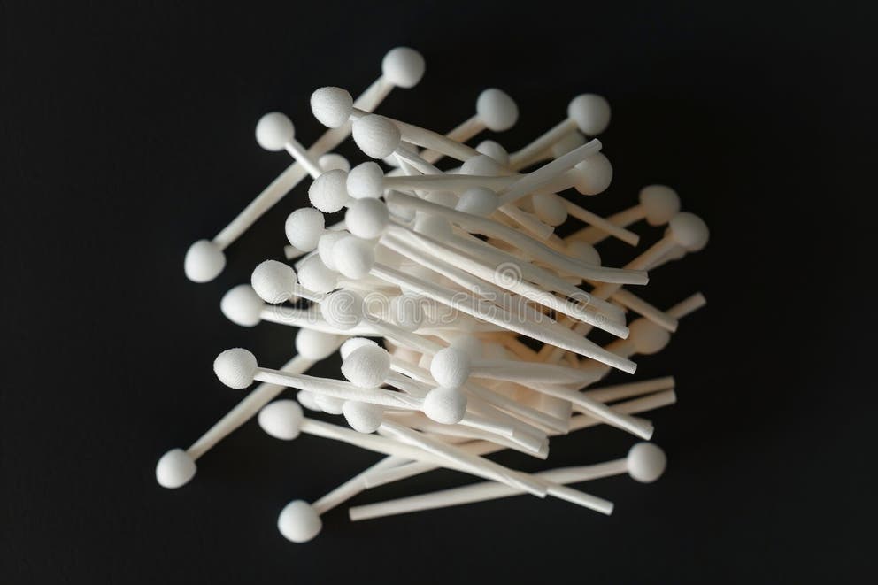 A Pile of Toothpicks Stacked on Top of Each Other Stock Photo - Image ...