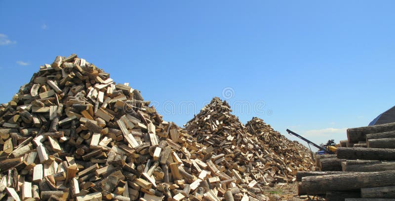 Pile of Tree Logs in Pyramid Shape Stock Photo - Image of lumber, fuel ...