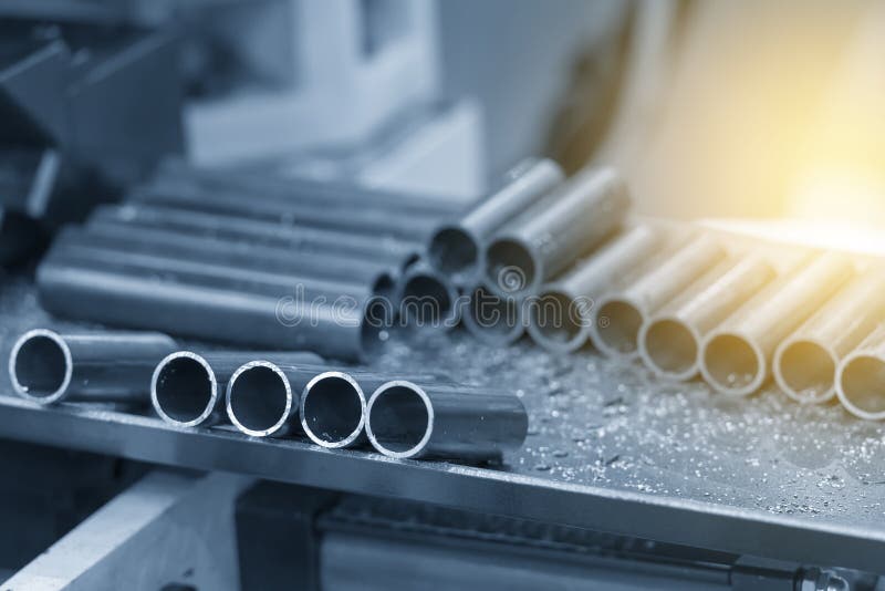 The Pile of Tube or Pipe Raw Material Stock Photo - Image of pipeline ...