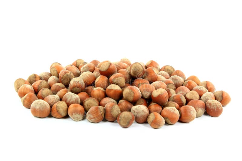 Pile Unshelled Hazelnuts Nuts. Stock Image - Image of filberts, natural ...