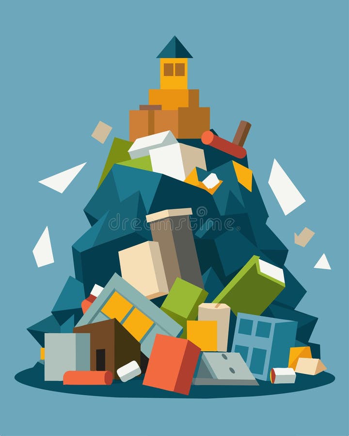 A Pile of Unused Construction Materials Wasted Potential for Building ...