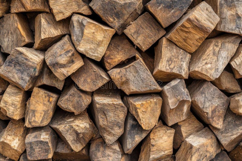 Pile Up of Wood Blocks Create Rustic Visual Texture and Material Theme ...