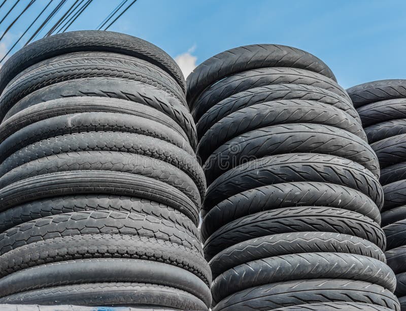 Pile of Used Mountain Bike Tires Stock Image - Image of bicycle, tyre ...