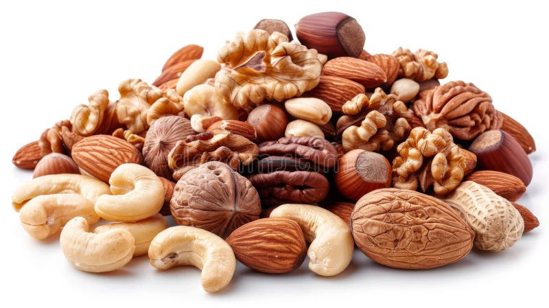 Mixed Nuts Assortment Cashews Walnuts Almonds Pecans And Hazelnuts Stock Image Image Of