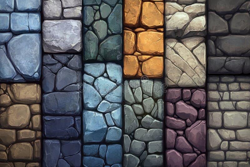 A Pile of Various Sized Rocks Displaying Natural Shapes and Earthy ...