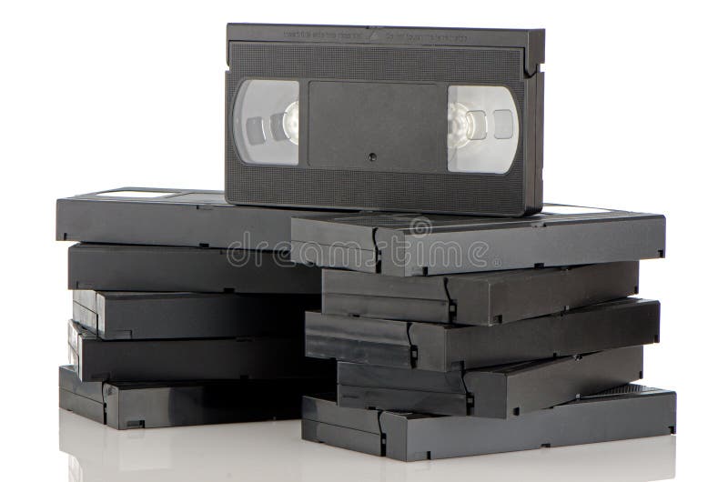VHS Tape unwound - full stock image. Image of unwound, mess - 49727