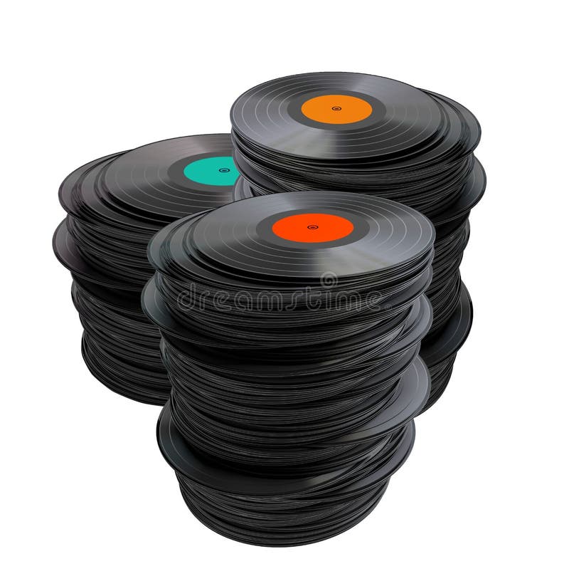 Stack of records stock vector. Illustration of planner - 212824517