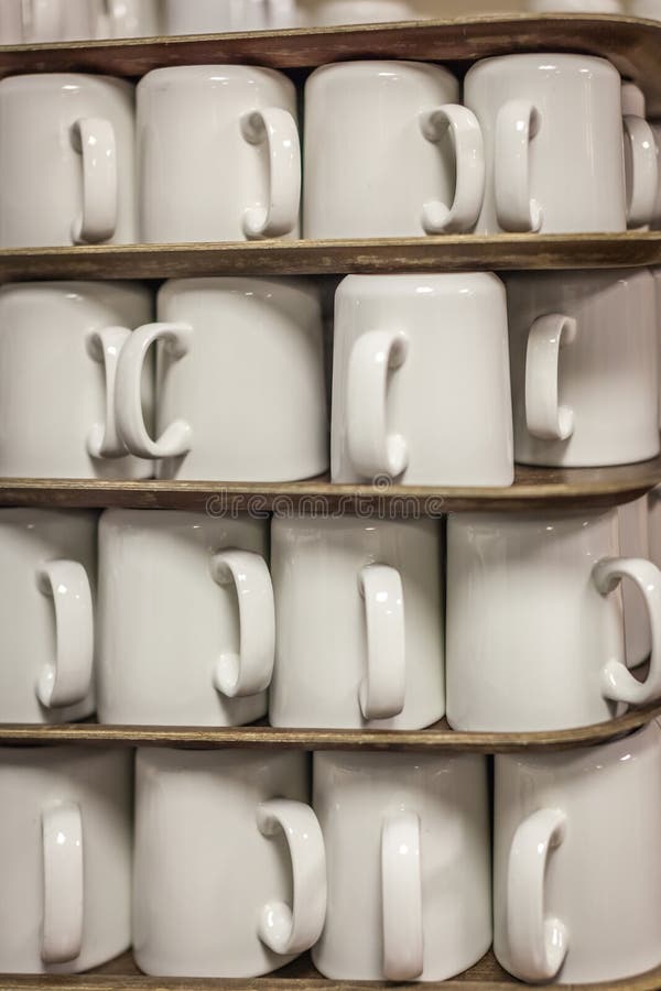 Pile of washed cups stock photo. Image of food, crockery - 70853886