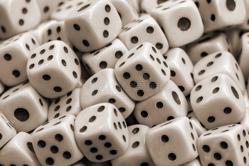 A pile of white cubes dice editorial photo. Image of luck - 186362691