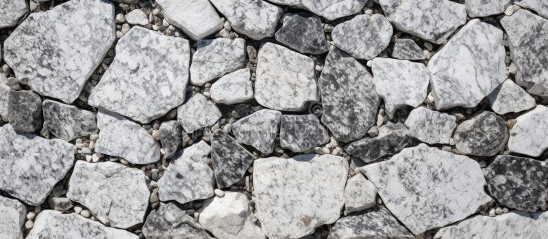 A Pile of White and Grey Granite Stones Stock Image - Image of surface ...
