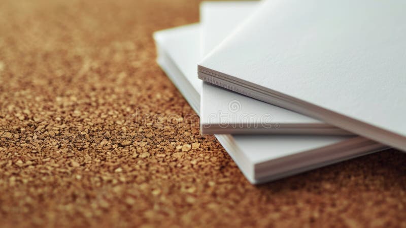 A Pile of White Paper on a Cork Board, Suitable for Office or Education ...
