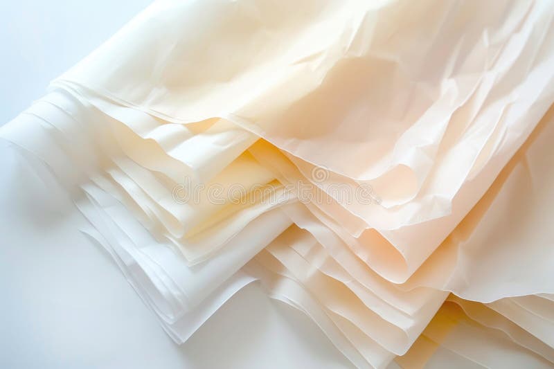 A Pile of White Papers on a Flat Surface, Ready for Use Stock Photo ...