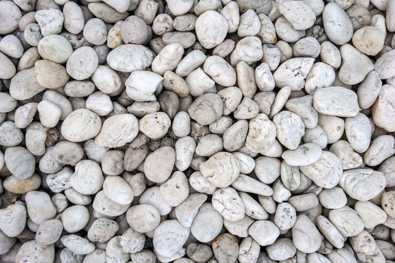 Pile of White Pebble Stones Stock Image - Image of shape, stone: 137176761
