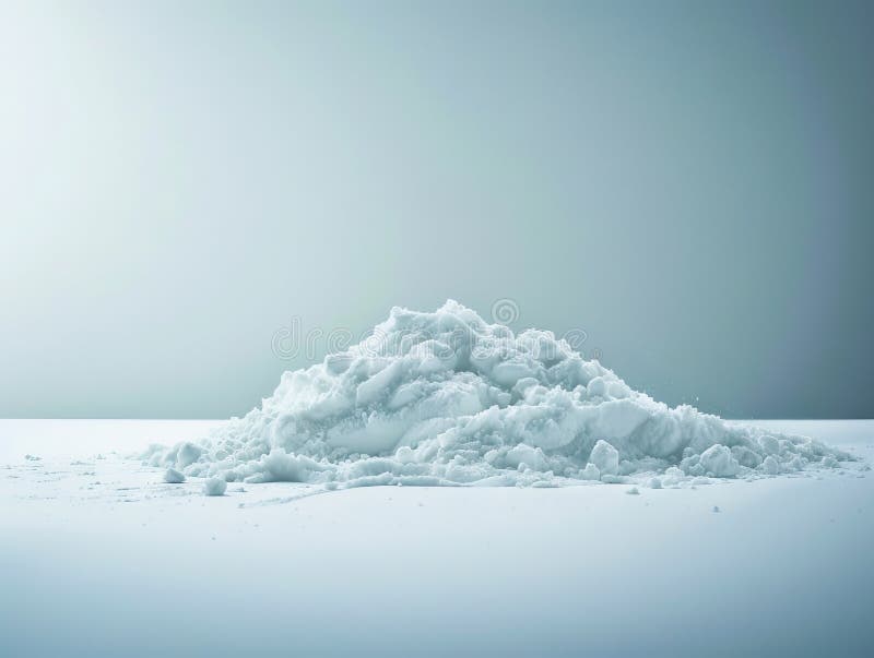 A Pile of White Powder on a Table Stock Image - Image of arctic ...