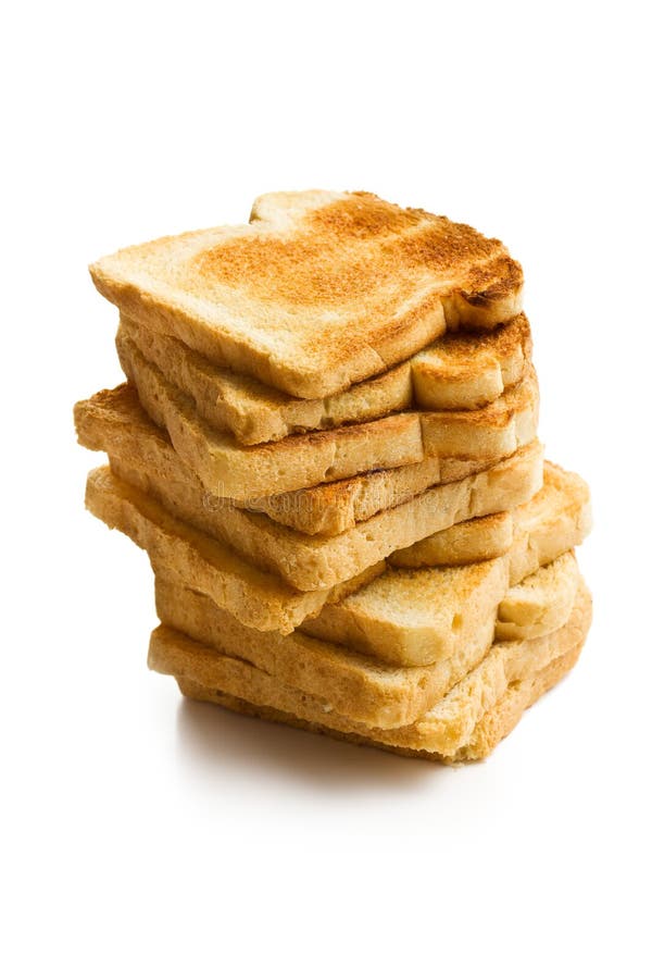 White Toasted Bread on Plate Stock Photo - Image of baking, diet: 27230080