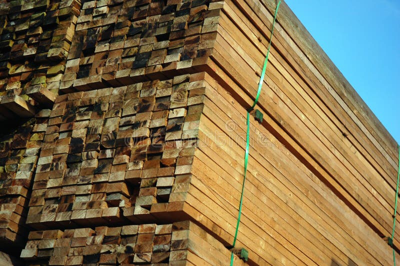 Pile of Wood stock image. Image of horizontal, building - 6453753