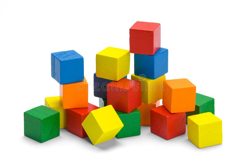 Blocks in Row stock image. Image of multi, colorful - 150854793