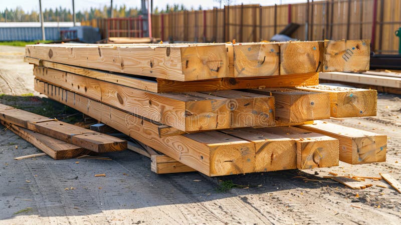 A Pile of Wood on the Ground Stock Photo - Image of site, ground: 313564480