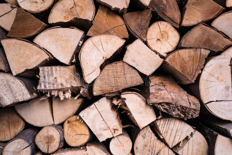 Raw Wood Logs: Natural Texture for Winter Heating Stock Image - Image ...