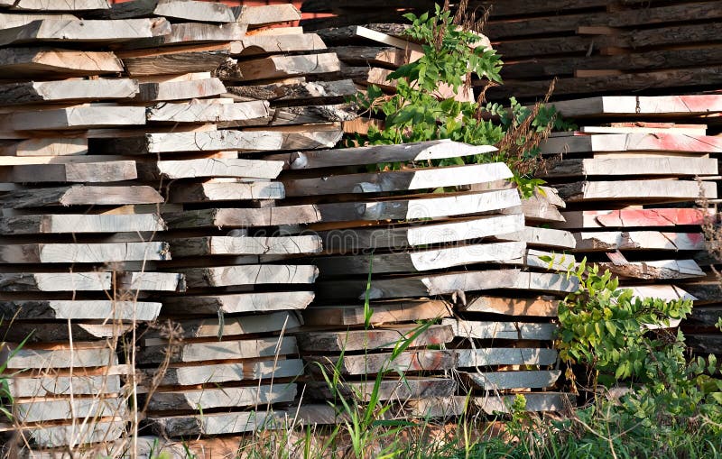 Pile of wooden boards stock image. Image of pattern, wall - 47149441