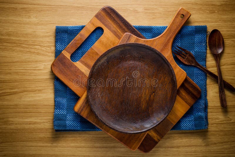 Pile of Wooden Kitchen Utensils Stock Image - Image of closeup, rustic ...