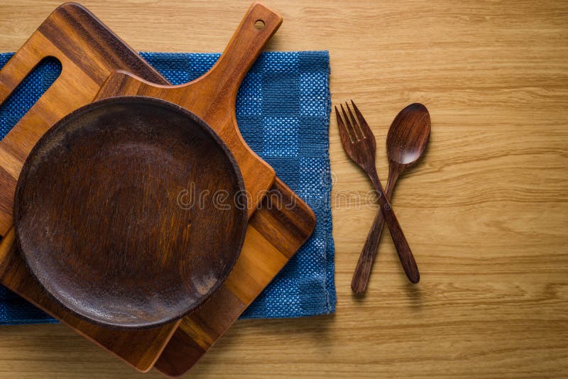Pile of Wooden Kitchen Utensils Stock Image - Image of closeup, rustic ...