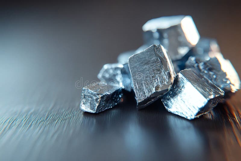 A pile of zinc mineral stock illustration. Illustration of rock - 367486094