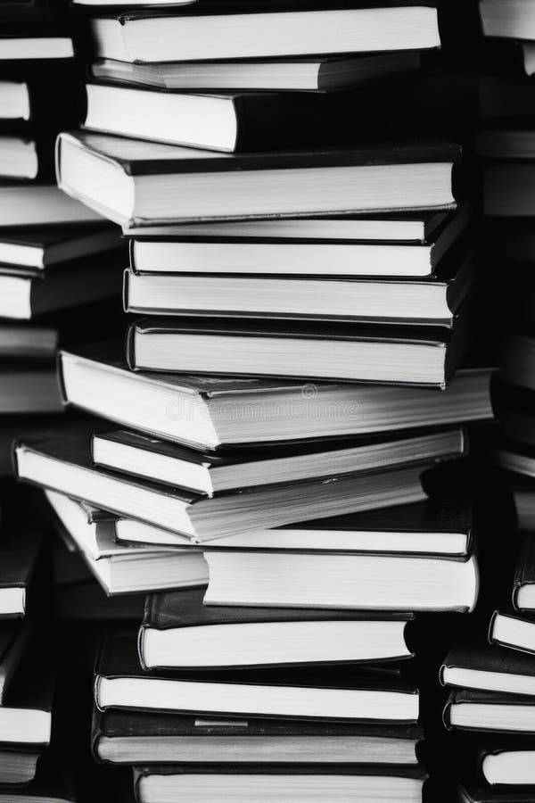 Piled Bookshelf stock photo. Image of knowledge, research - 376469402