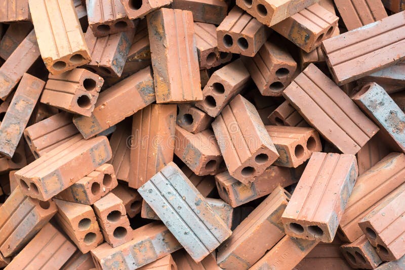 Piled up bricks stock photo. Image of architectural, stone - 22570690