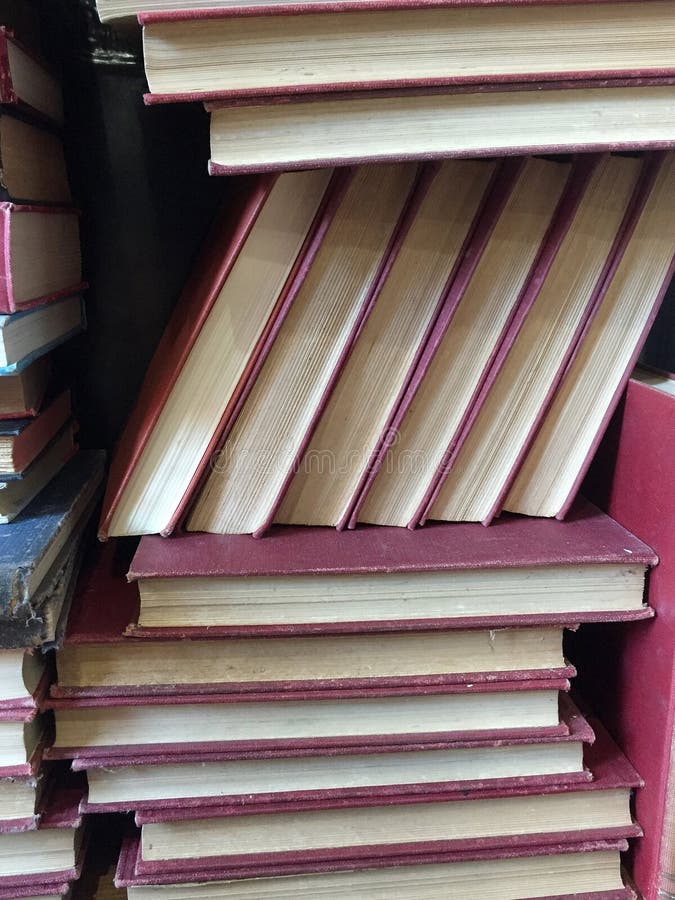 A piled of old books stock image. Image of knowledge - 93196523