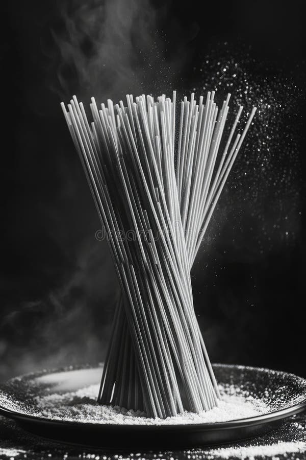 Piled Spaghetti Sticks stock image. Image of mealtime - 377574315
