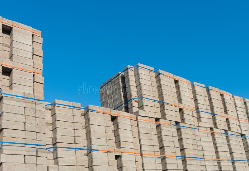 Piled up bricks stock photo. Image of architectural, stone - 22570690