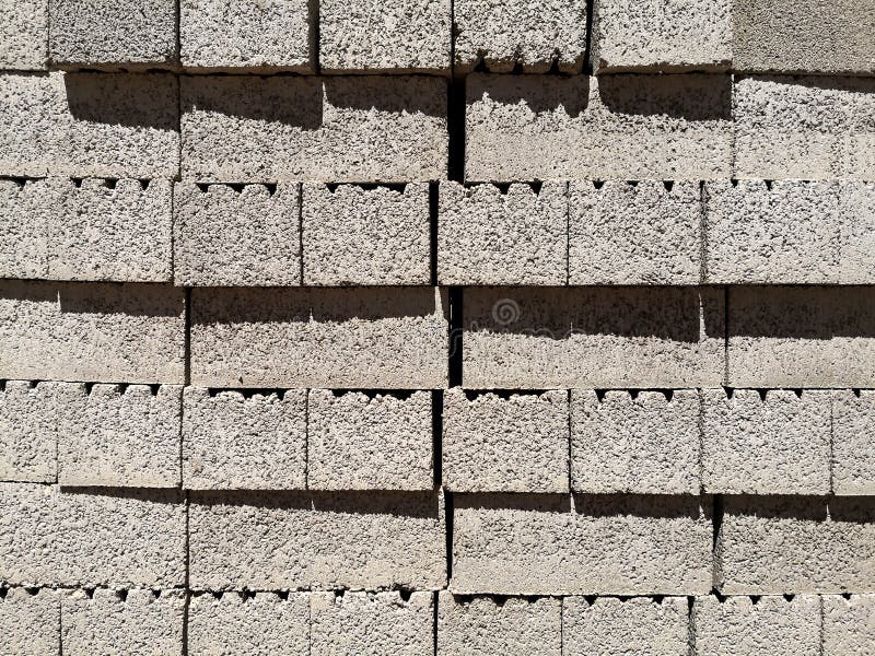 Cement Blocks, Construction Materials, Abstract Black and White ...