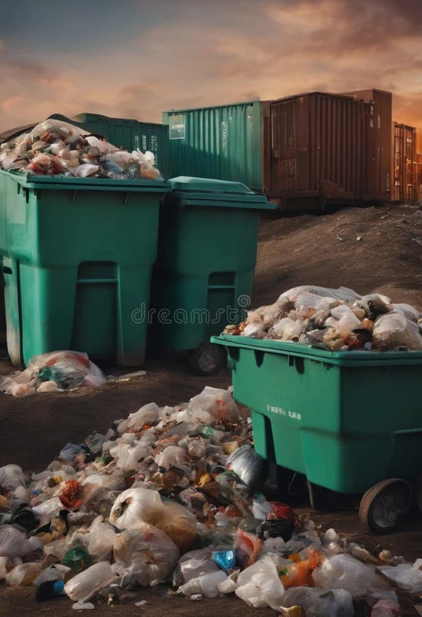 Piled up rubbish stock photo. Image of piling, rubbish - 314465098