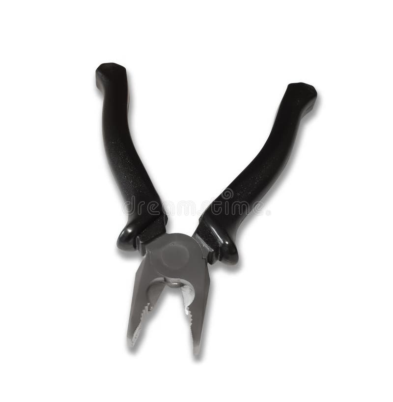 Pilers with red grips stock image. Image of tools, electrical - 6064715