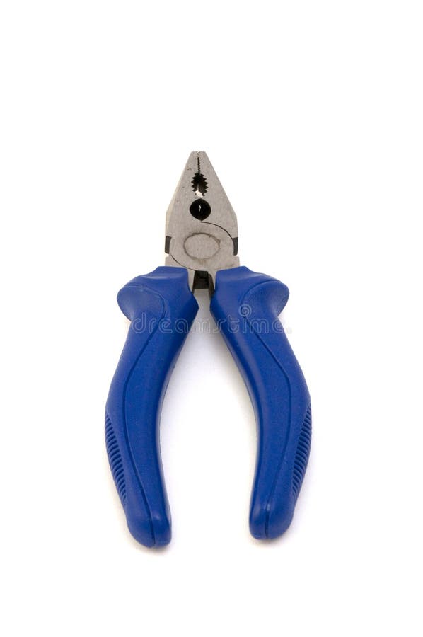 Pilers isolated on white 4 stock image. Image of handle - 17187225