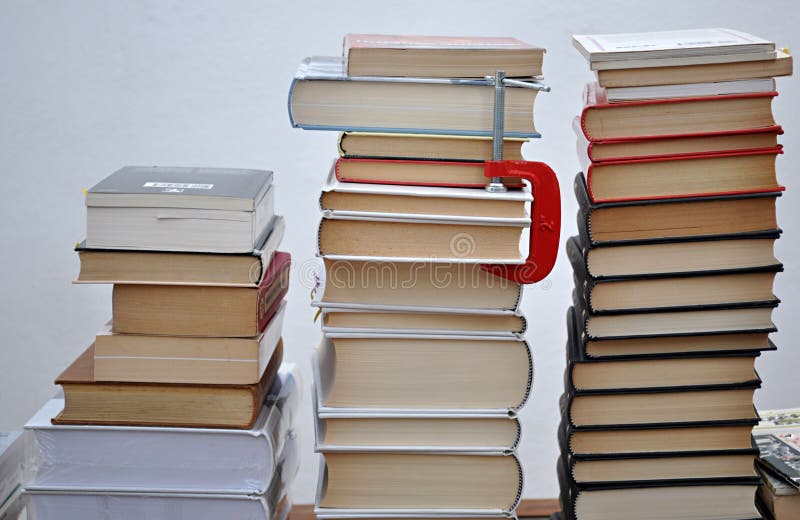Piles of books stock photo. Image of book, stack, science - 72856396