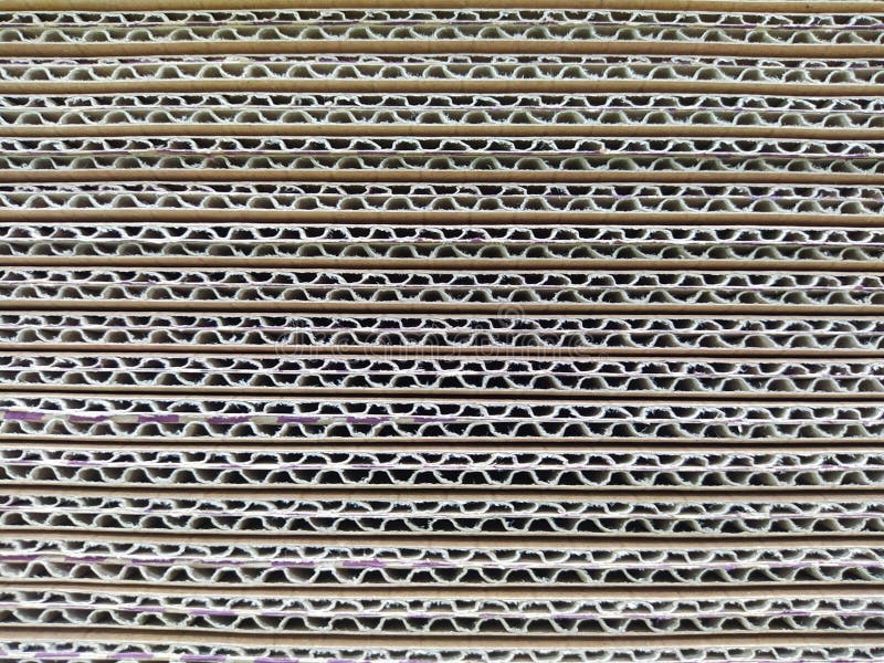 Piles of Brown Cardboard Boxes Parallel Stock Photo - Image of abstract ...