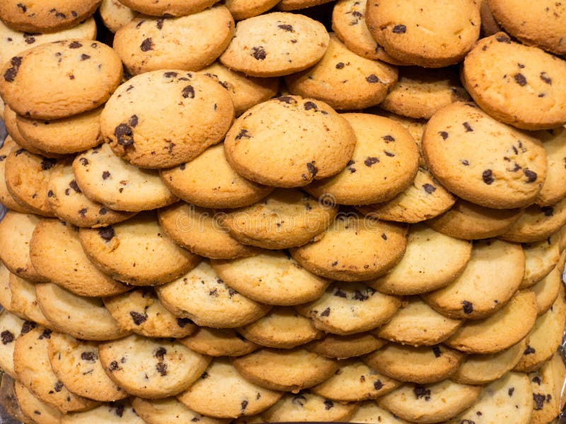 Piles of Cookies stock image. Image of eating, bread - 25815153