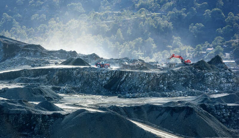 Crushed basalt stock image. Image of granular, basalt - 43045989