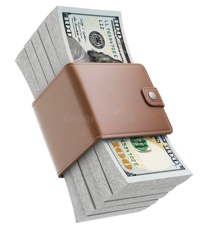 Piles De Neuf Cent Dollars De Billets De Banque Illustration Stock ...