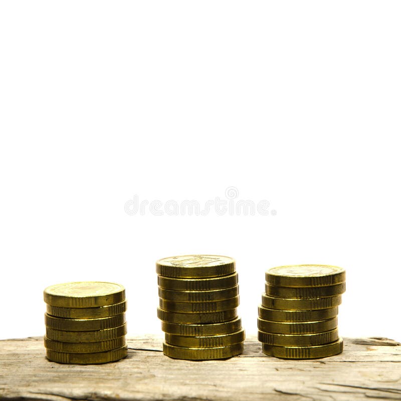 Piles of golden coins stock photo. Image of coins, wealth - 38062184