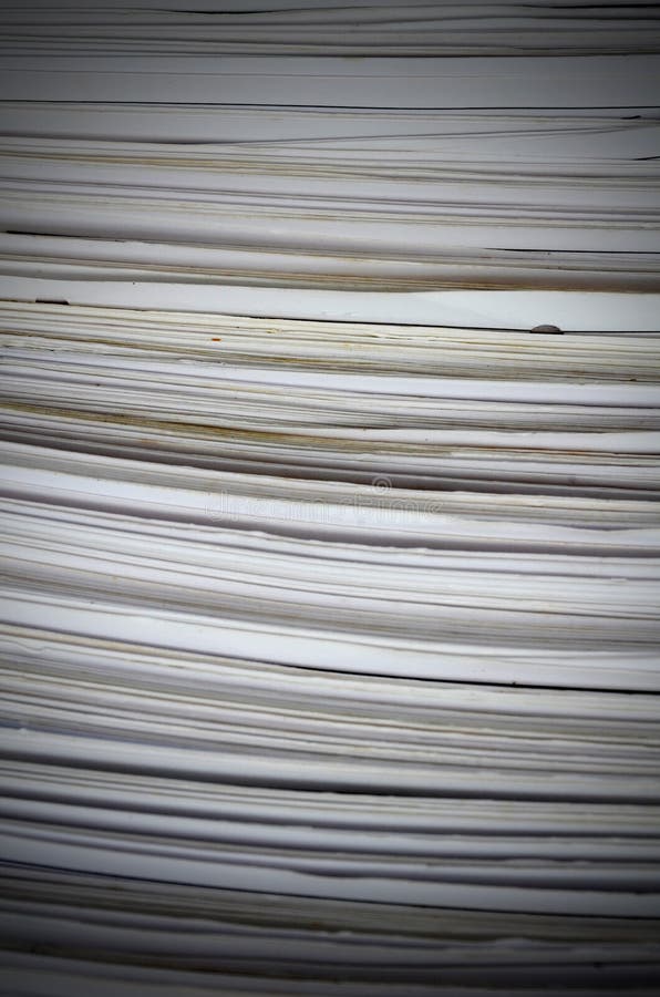 Piles of Old Paper in Closed-up. Stock Photo - Image of bureaucracy ...