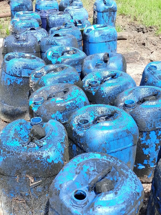 Piles of Old Plastic Packaging that Over Time Become Hazardous Waste ...