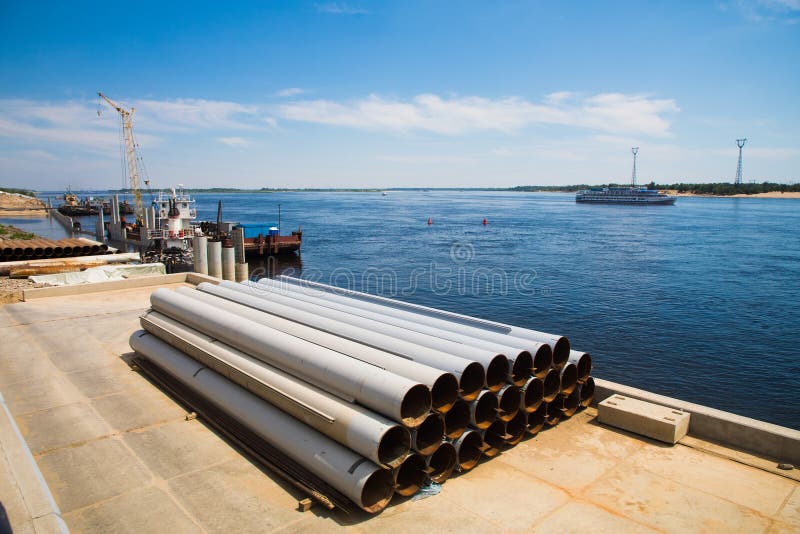 Piling Machine Crawler on Construction Site Editorial Stock Photo ...