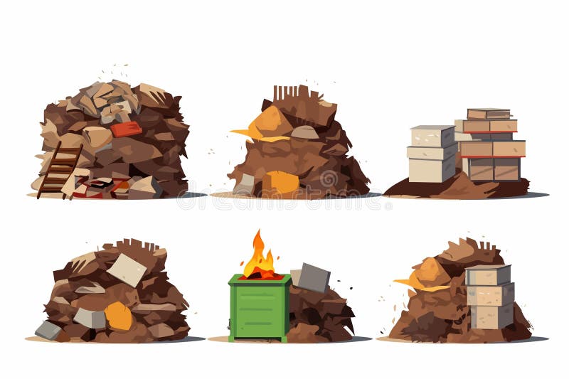 Junk Piles Stock Illustrations – 316 Junk Piles Stock Illustrations ...