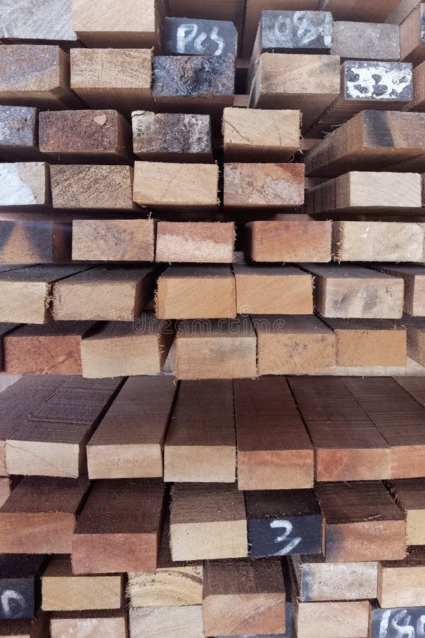 Piles of wooden boards stock image. Image of products - 255571275